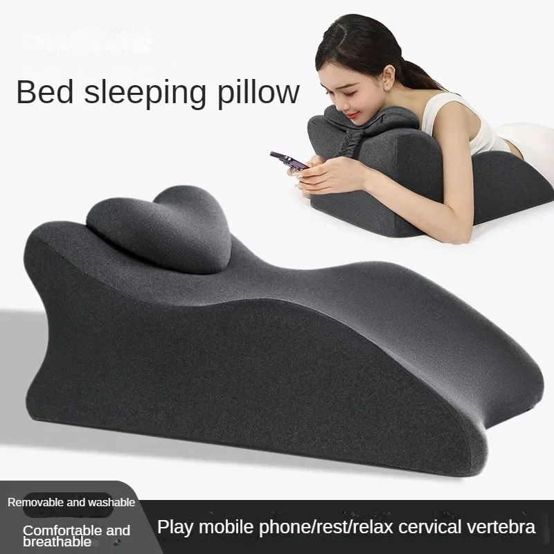 Multi-functional-prone-pillow-prone-sleeping-playing-with-mobile-phone ...