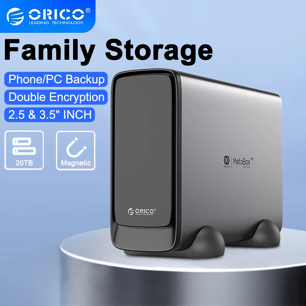 ORICO-MetaBox-Personal-Storage-3-5-Type-C-HDD-Compatible-External-Hard ...