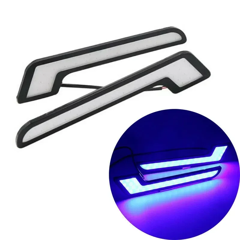 2pcs-Daytime-Running-Light-LED-Strip-DRL-Universal-Car-Auto-Lamp ...