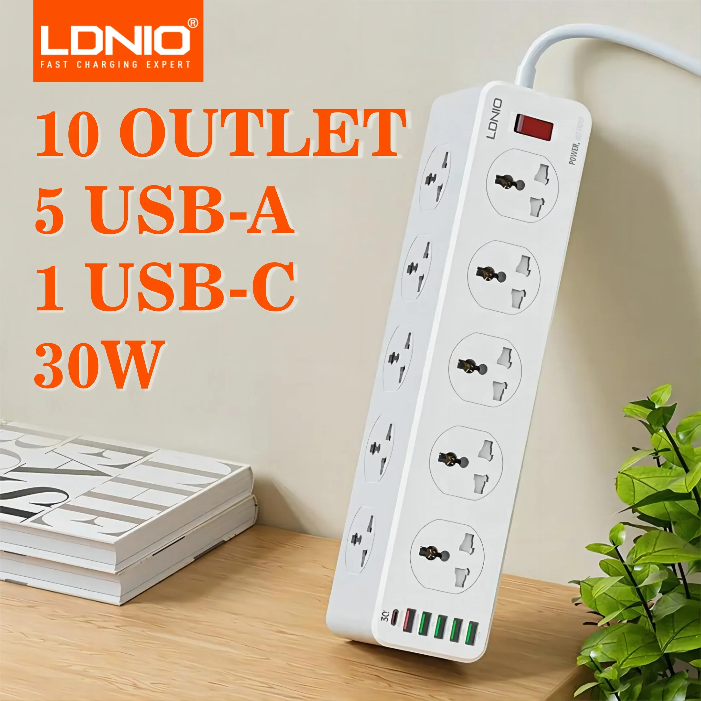LDNIO-Power-Strip-Eu-Korean-US-UK-Type-Plug-Multi-Universal-Outlet-2-M ...