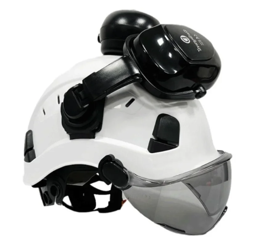 Ear-Muffs-Adjustable-Cap-mounted-Earmuff-Safety-Helmet-Attachable ...