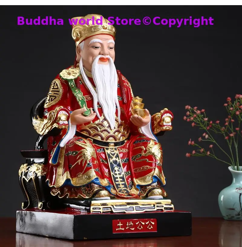 HOME-SHOP-Company-Shrine-TOP-grade-gilding-brass-God-of-wealth-Mammon ...
