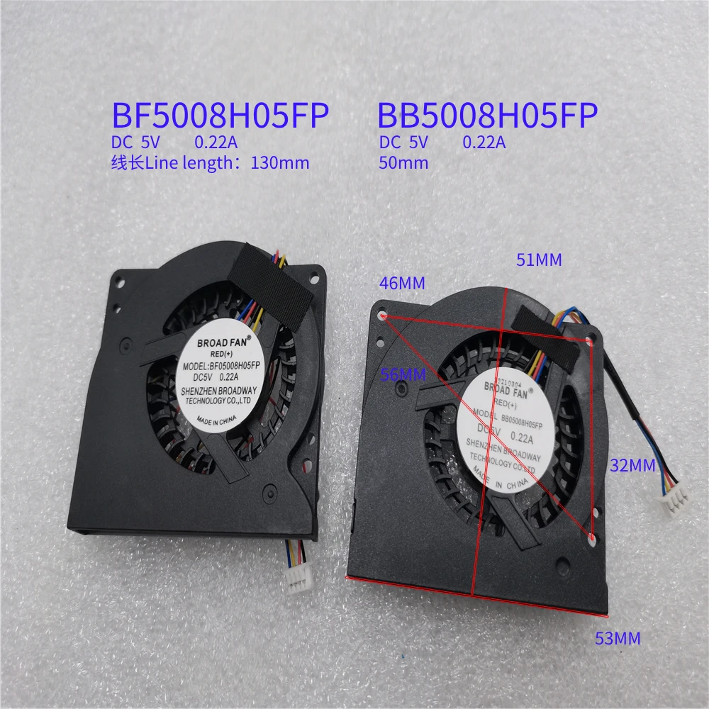 New-CPU-Cooling-Fan-For-BeelinK-GK55-LZX-MINI-PC-BF5008H05FP ...