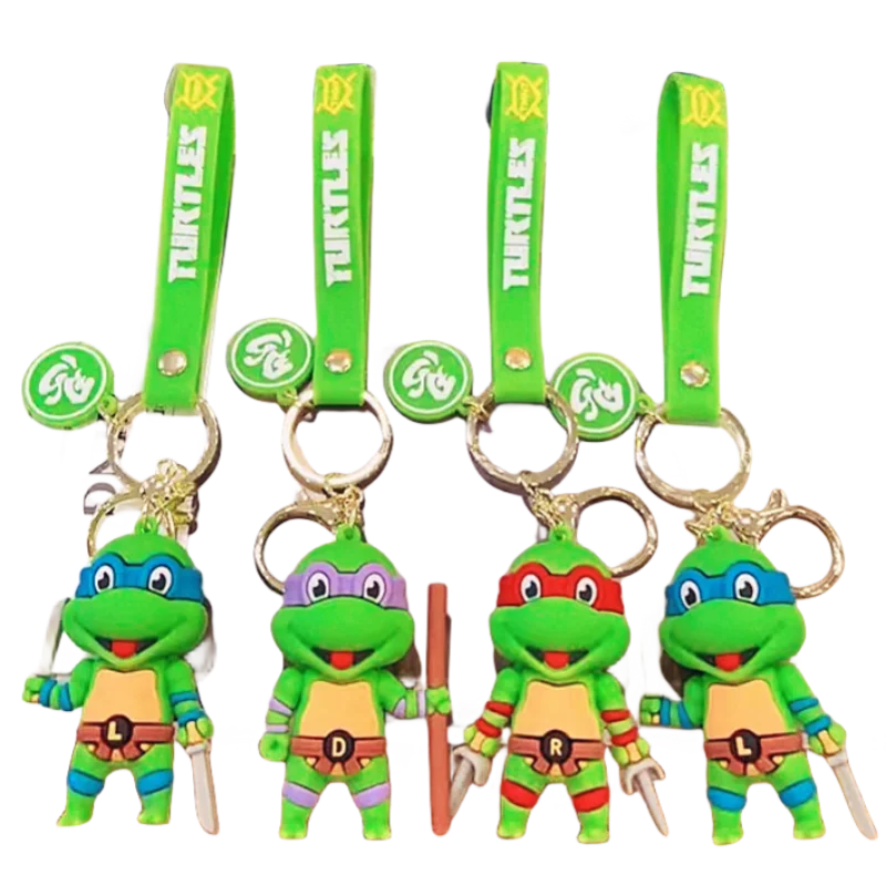 Ninja-Turtles-Keychain-Schoolbag-Cartoon-Pendant-Anime-Key-Chain ...