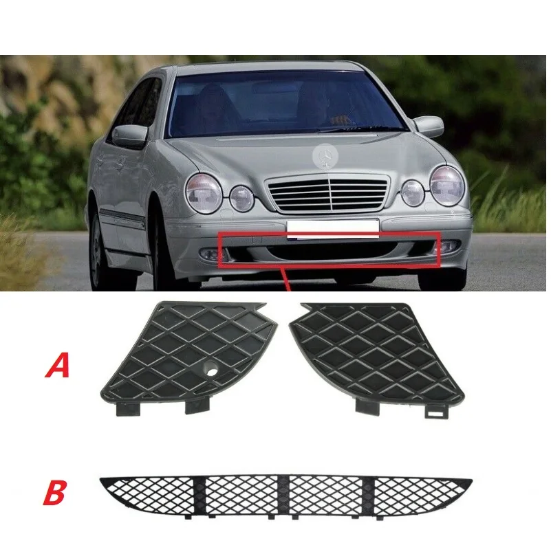 Front-bumper-grille-ventilation-network-For-Mercedes-Benz-E-Class-W210 ...