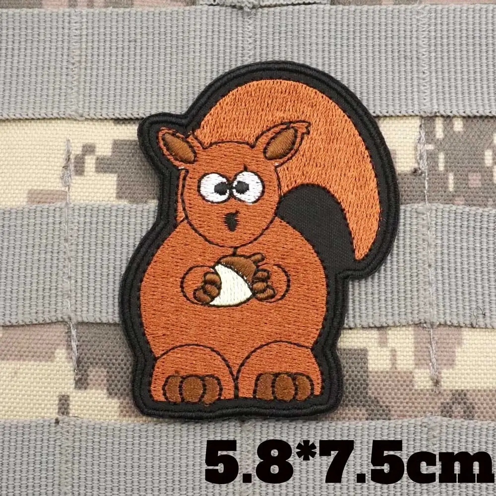 Military Squirrel Cartoon