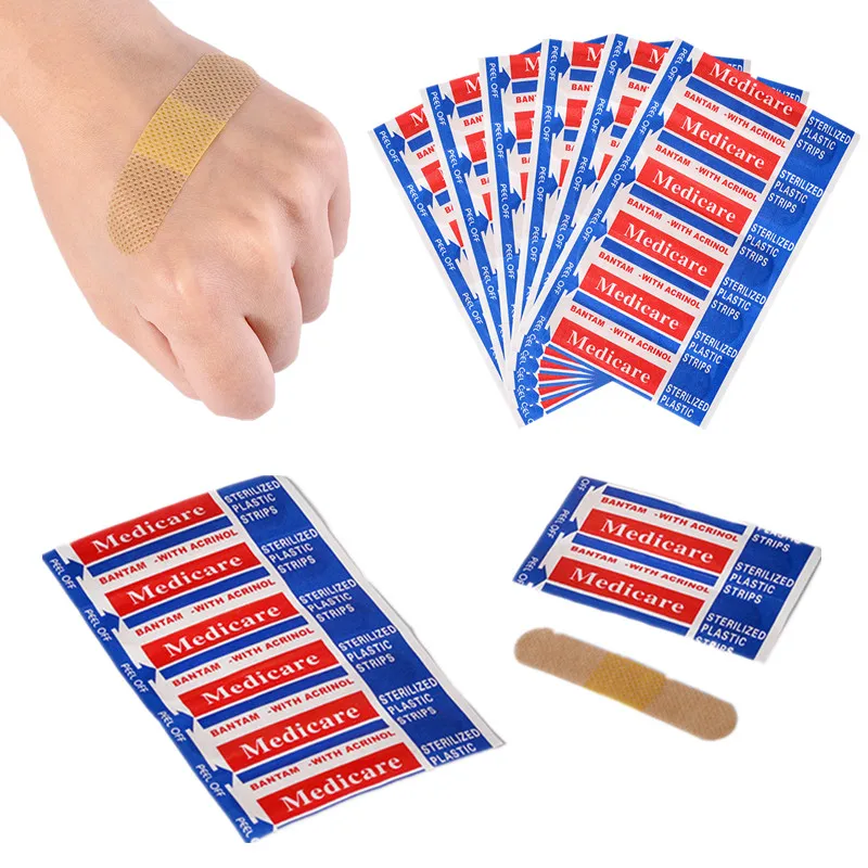 100-300pcs-Waterproof-Wound-Dressing-Patches-Tape-Self-Adhesive-Plaster ...