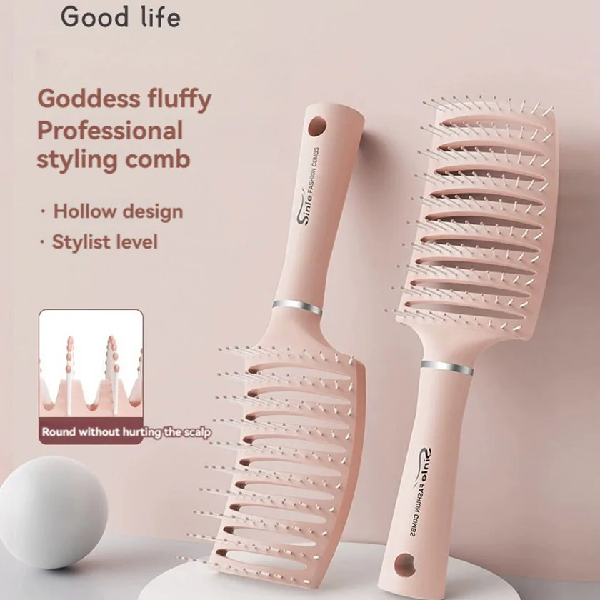 Rib-comb-high-skull-fluffy-hair-women-s-long-hair-curly-hair-big-curved ...