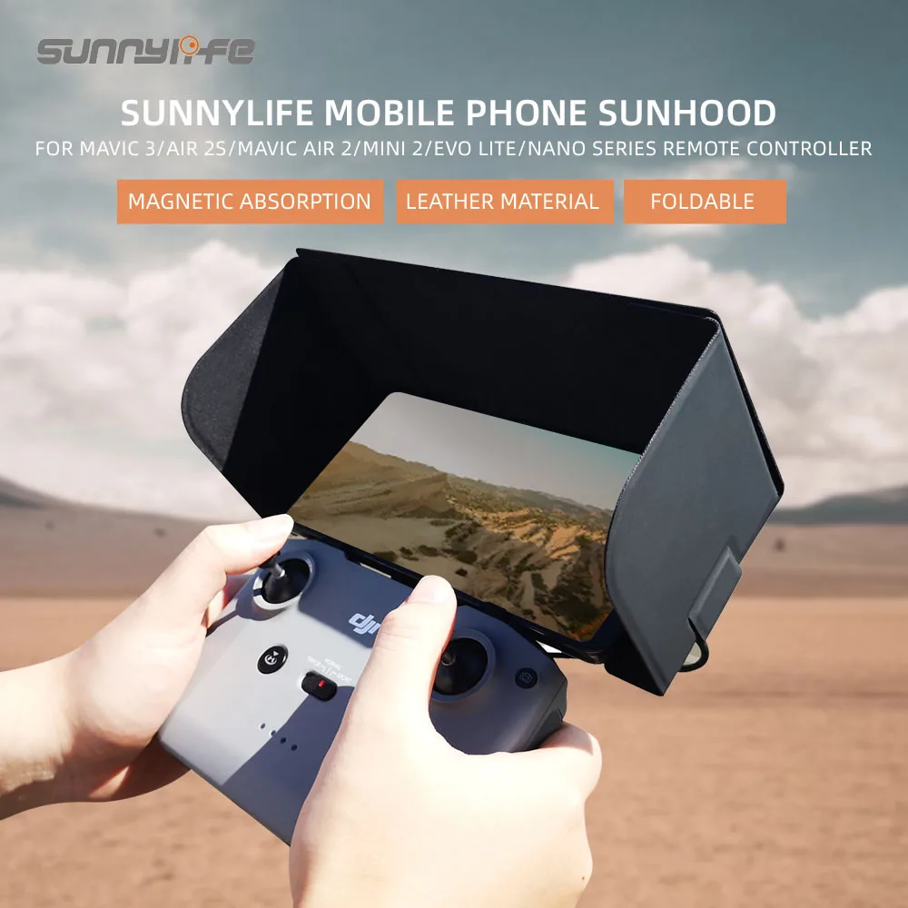 Sunnylife-Mobile-Phone-Sun-Hood-Magnetic-Sunshade-for-Mavic-3-Air-2S ...