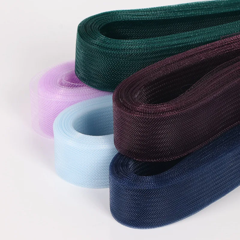 50-100mm-50-Yards-Colorful-Stiffened-Polyester-Horsehair-Braided-Bone ...