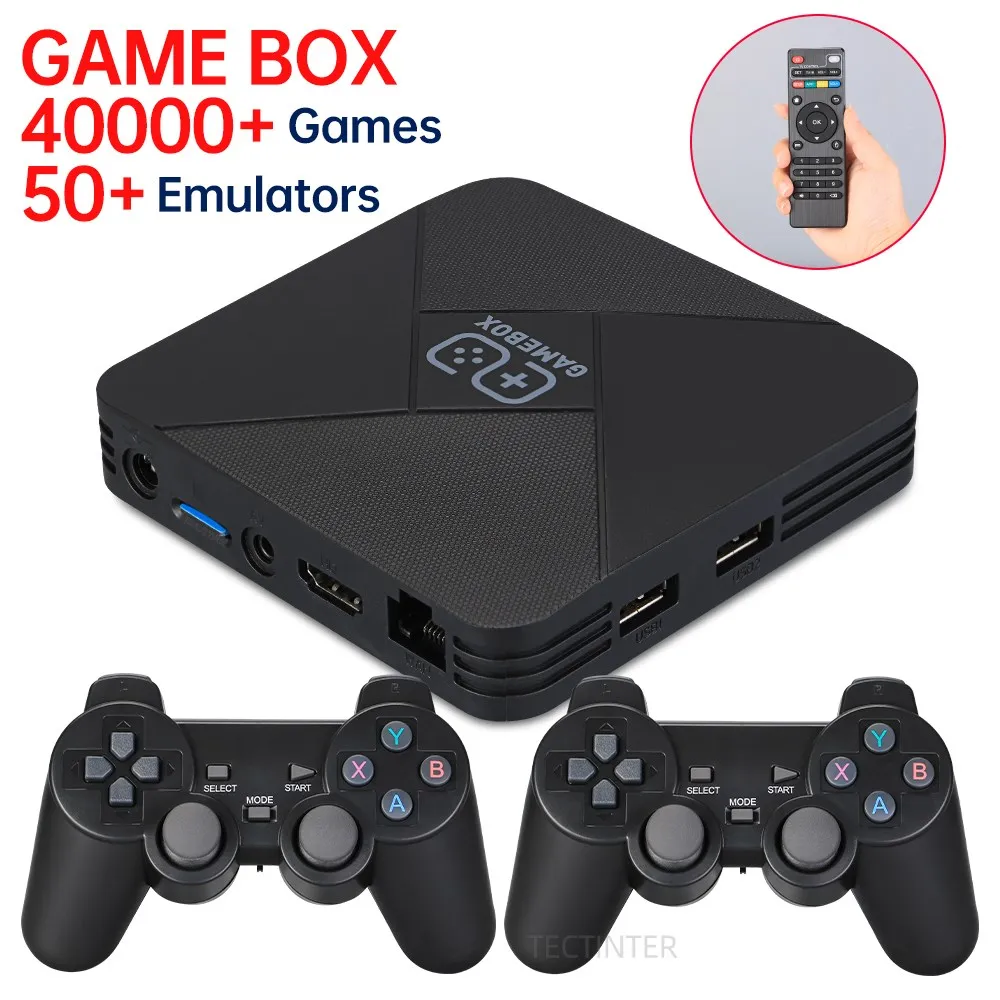 Dual-system 4k Tv Game Player Video Game Console Wireless Gamepad Built ...