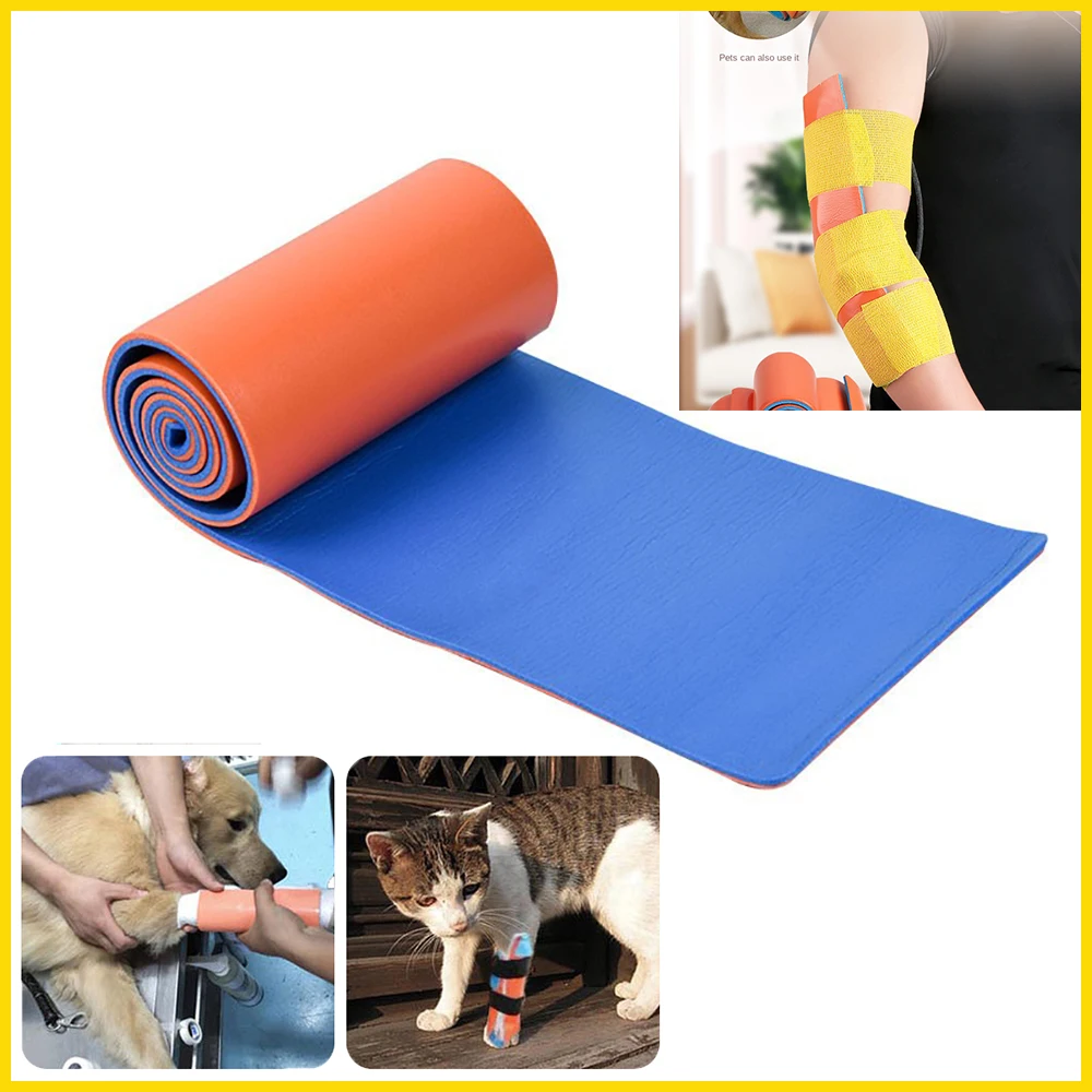 Pet-Use-Professional-First-Aid-Roll-Splint-Polymer-Plastic-Fracture ...