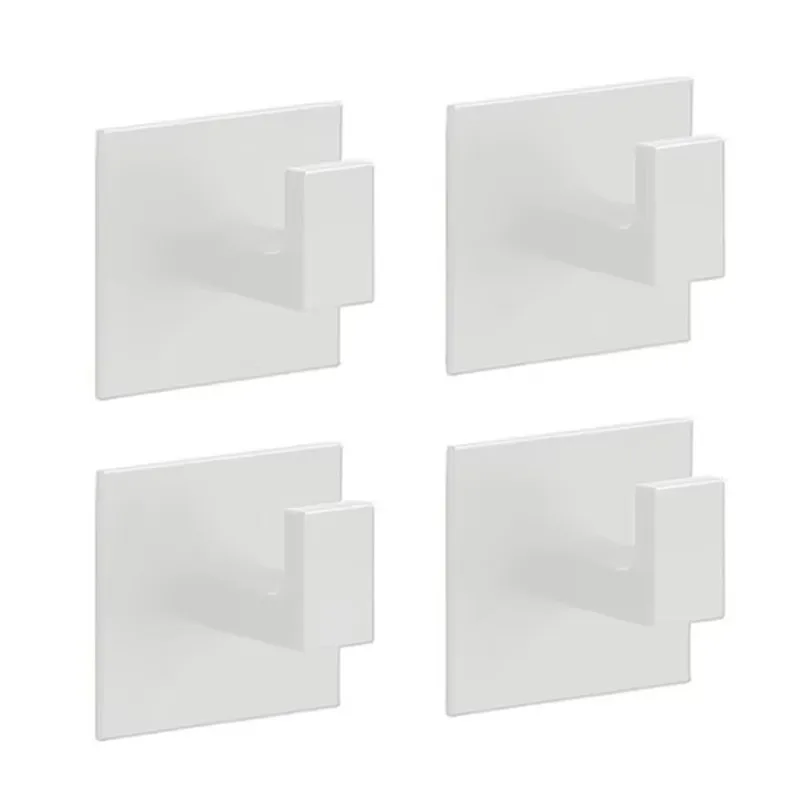 Adhesive Wall Hook Cloth Coat Bag Hat Hanging Rack Shower Robe Hook ...