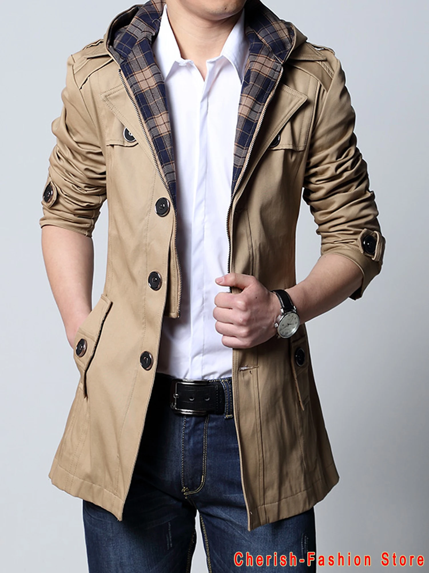 2023-Fashion-outwear-long-coat-men-trench-plus-size-5XL-male-clothing ...