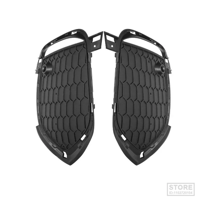 Car-Front-Bumper-Fog-Light-Grille-Cover-LH-RH-Black-Plastic-51118064635 ...