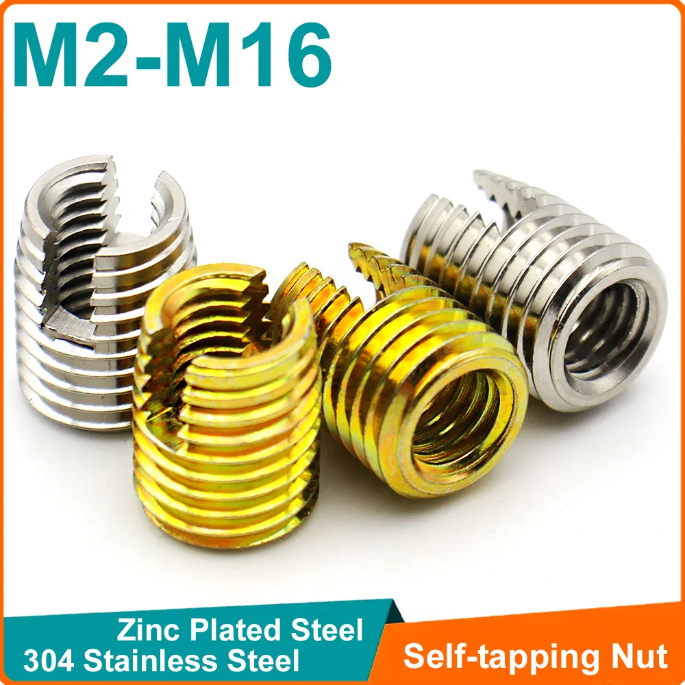 2-10pcs M2 M2.5 M3 M4 M5 M6 M8 - M16 Stainless Steel/Galvanized Self ...