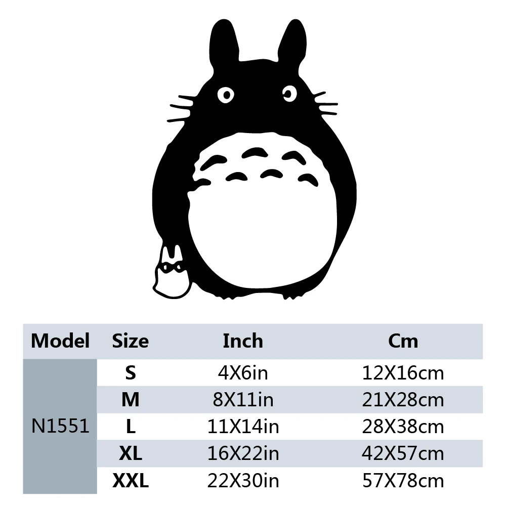 Totoro Smile Stencil