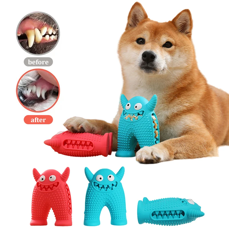 Dog-Molar-Toy-Food-Grade-Silicone-BPA-Cute-Little-Monster-Dog-Tooth ...