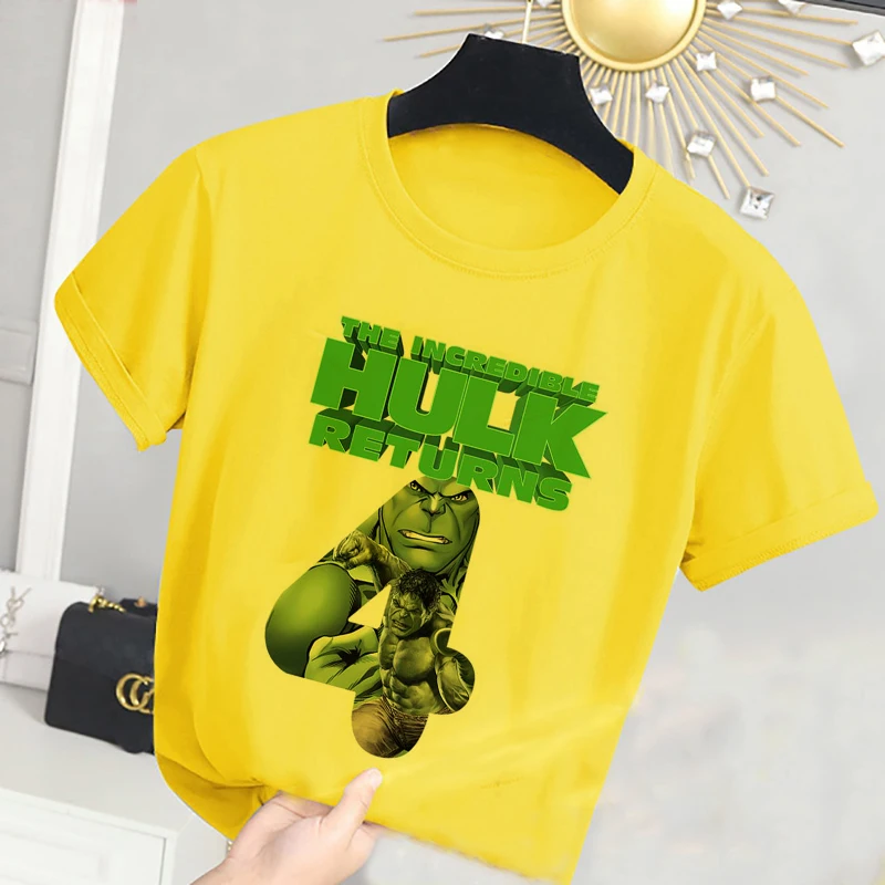 Incredible Hulk Birthday Shirt Boys
