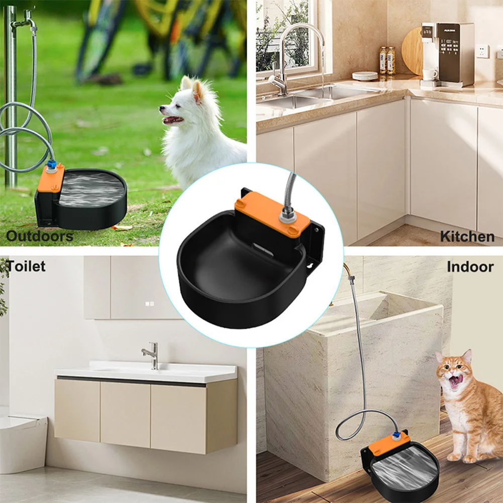 Automatic-Dog-Water-Bowl-Dispenser-With-Water-Hose-Livestock-Horse ...