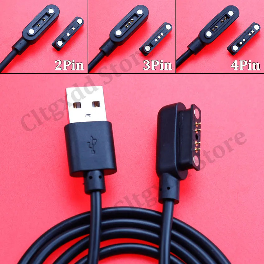 Cltgxdd-2Pin-3Pin-4Pin-Male-Female-Pogo-Pin-Spring-Loaded-Magnetic ...