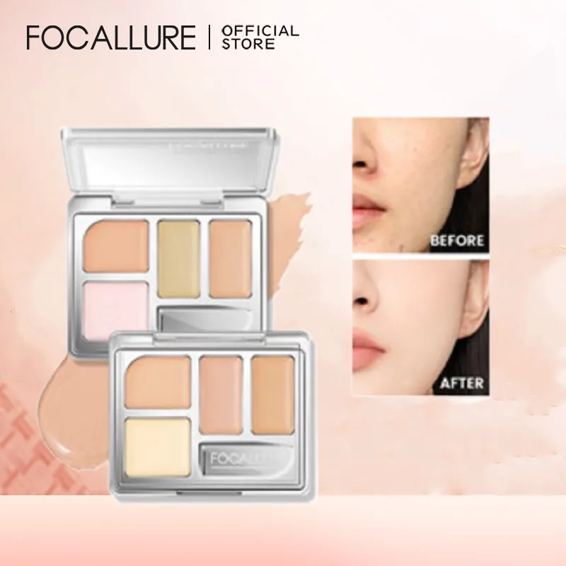 FOCALLURE-4-Colors-Muilt-use-Concealer-Palette-Brighten-Moisturizing ...