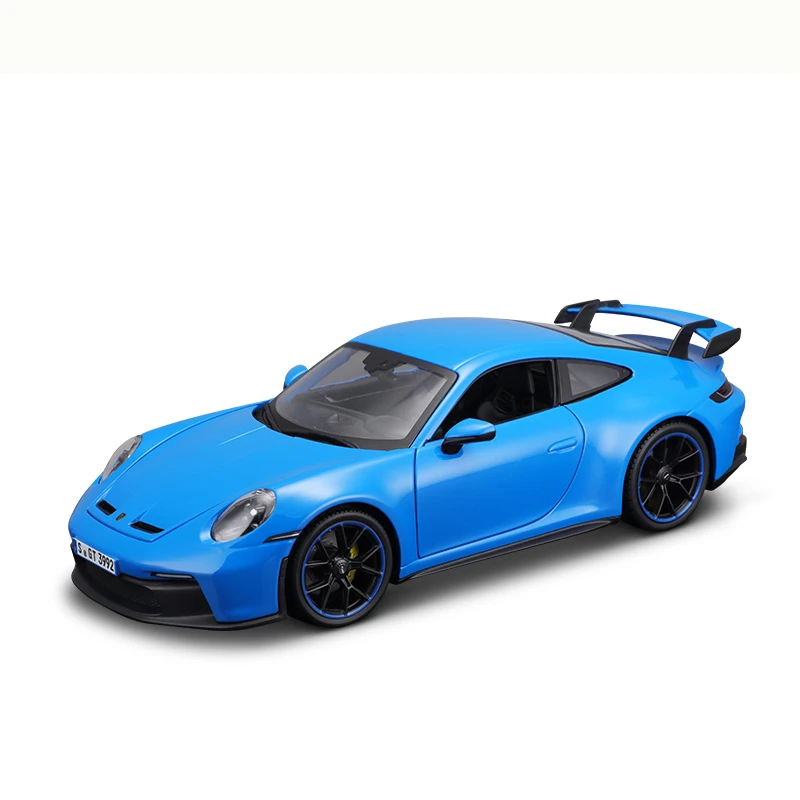 Maisto 1:18 2022 Porsche 911 GT3 Blue Sports Car Static Die Cast ...