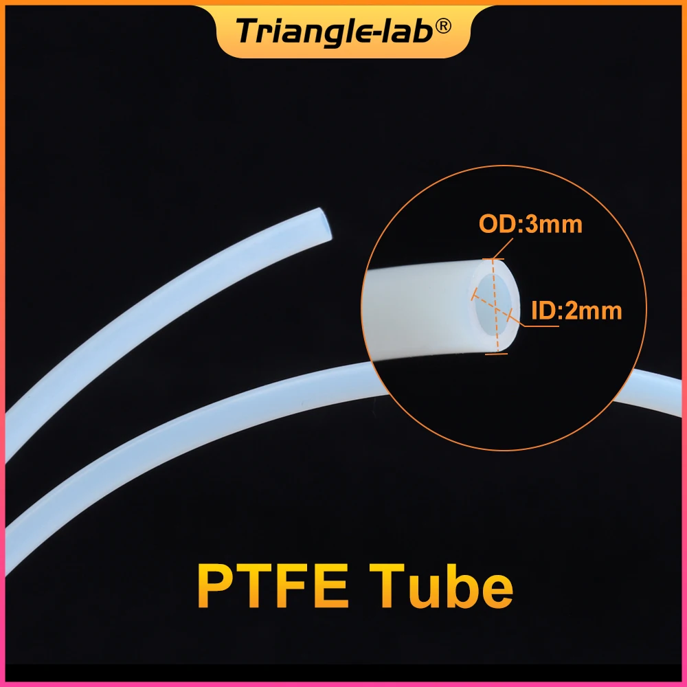 Trianglelab-2X3mm-PTFE-Tube-2MM-X-3mm-ID2mm-OD3mm-Smooth-Ptfe-headbreak ...