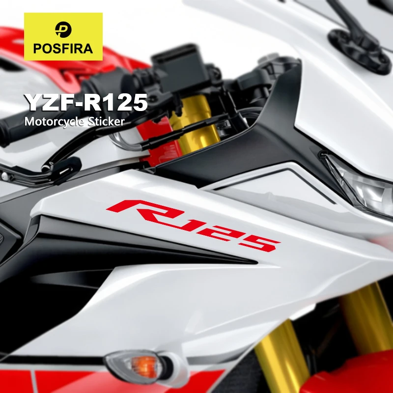 POSFIRA Motorcycle Sticker Vinyl Decals for Yamaha YZF R125 2008-2025 ...