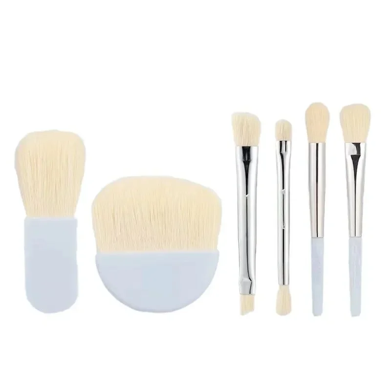 Juego-de-Mini-brochas-de-maquillaje-6-piezas-port-til-profesional-base ...