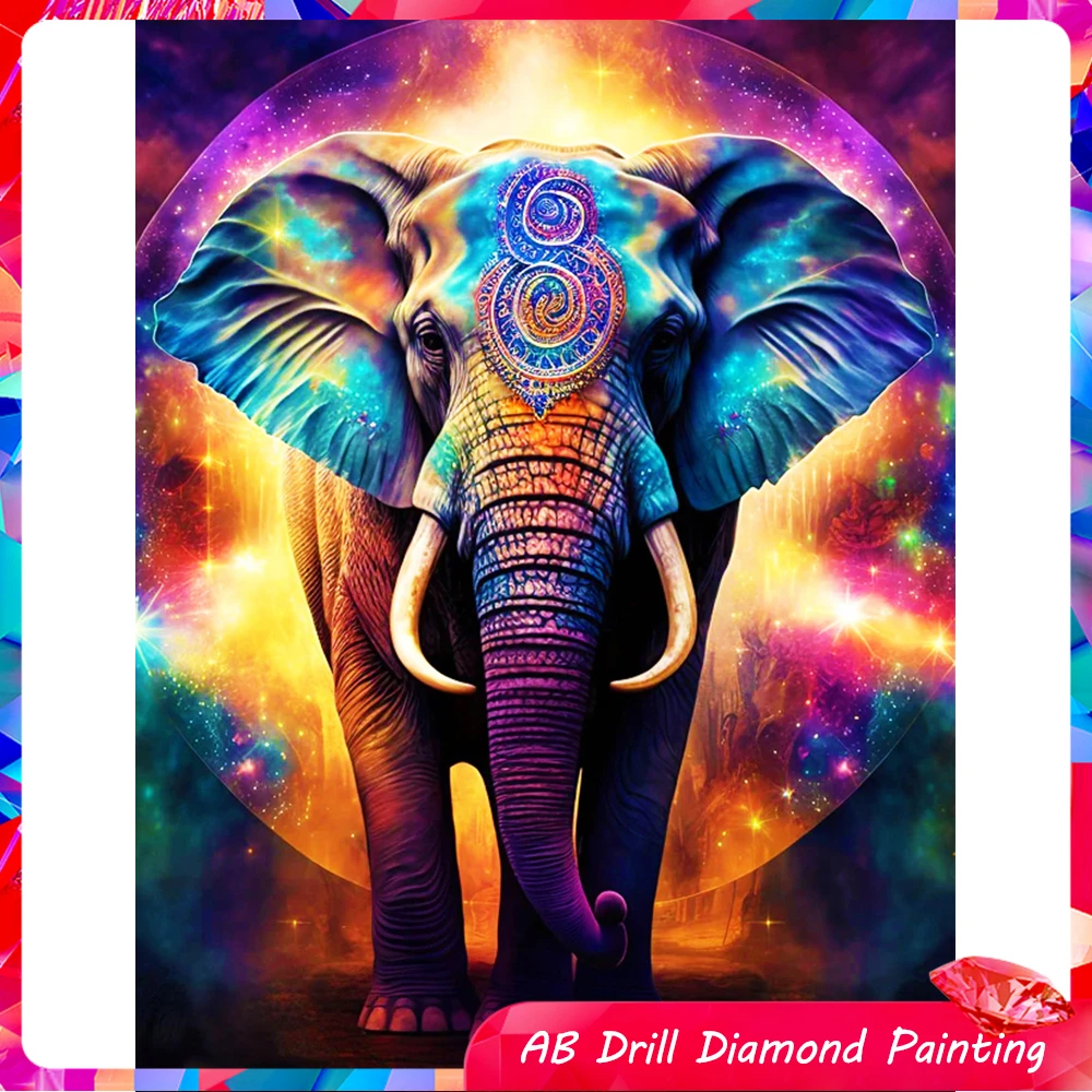 EverShine-Animal-Diamond-Painting-Elephant-Cross-Stitch-Embroidery-AB ...