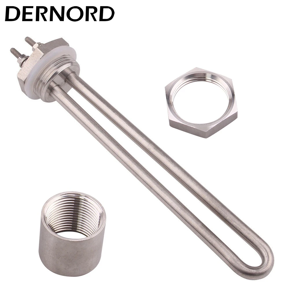 DN25 Home Electric Water Heater Tubular Heating Element Heater with 1 ...