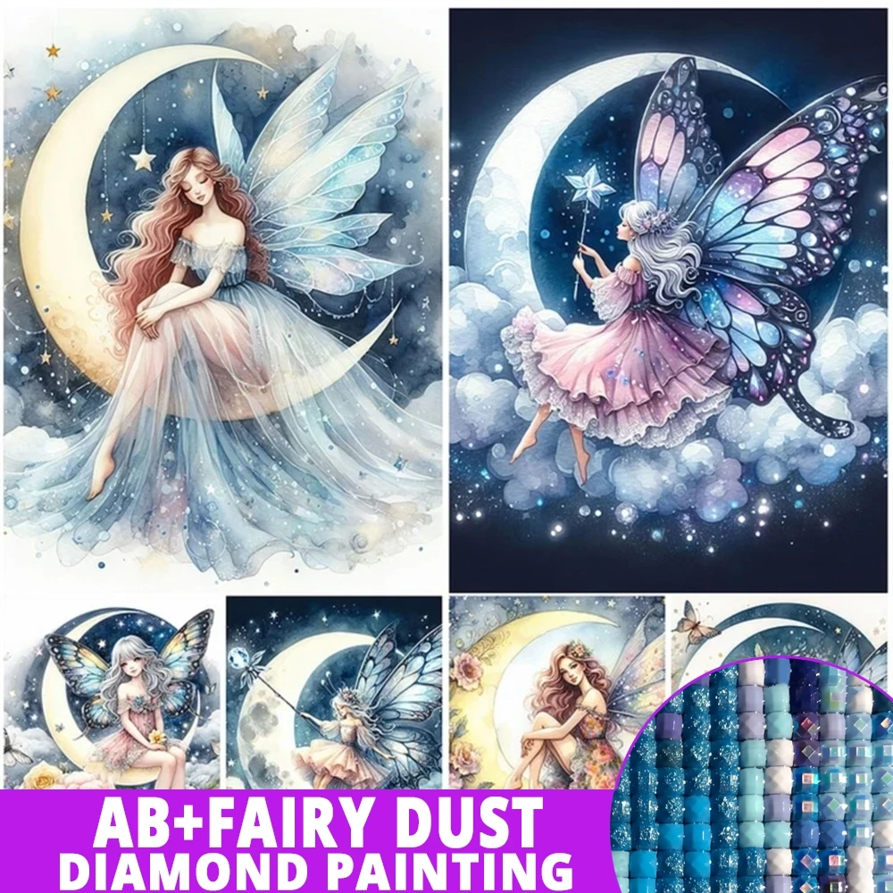 AB Fairy Dust Diamond Painting 5D Art Fairy Dust Moon Full Drill ...