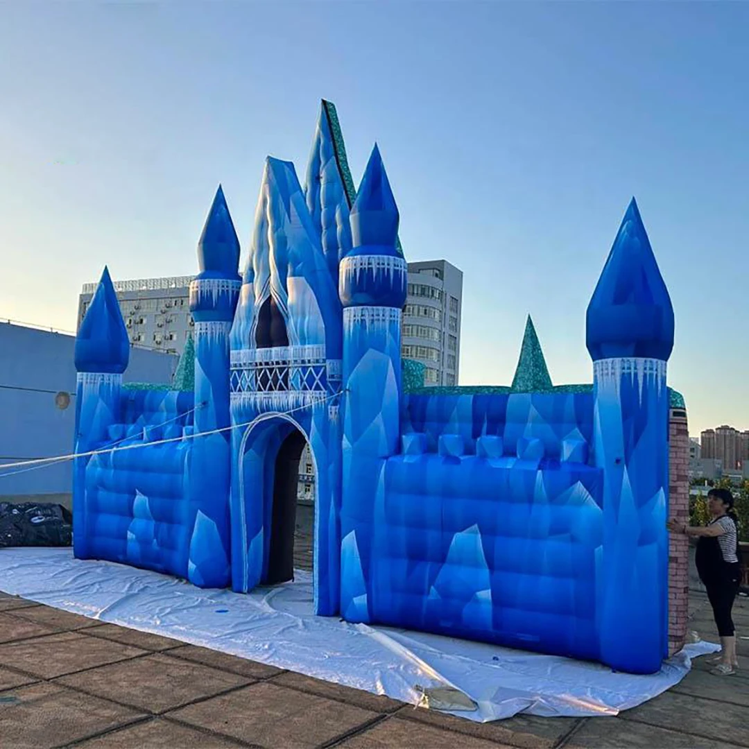 Giant Inflatable Castle Arch Air Blow Ice Glacier House Entrance ...