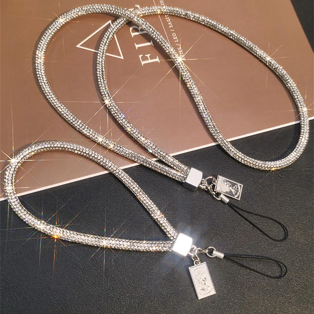 New-Universal-Phone-Lanyard-Mobile-Phone-Glitter-Anti-Lost-Lanyard ...