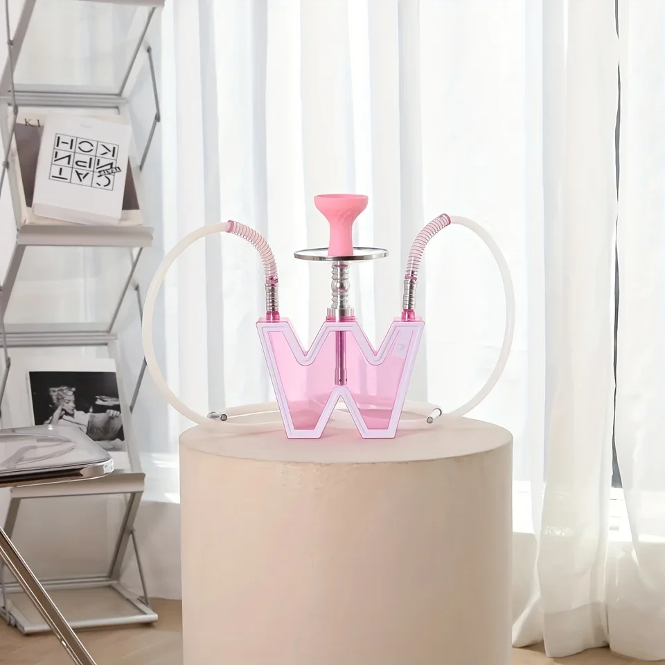 Hookah-Set-with-LED-Lights-2-Hose-Shisha-Pipe-Kit-with-Hookah ...