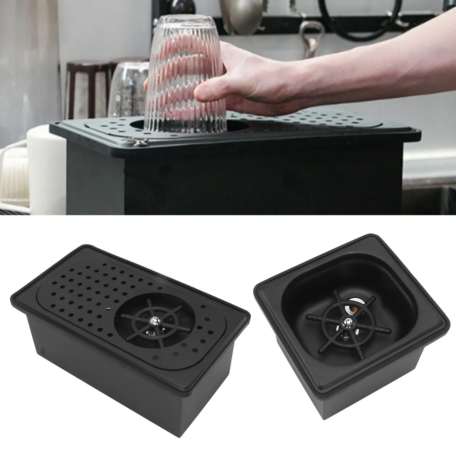 Pitcher Rinser Stainless Steel Free From Opening Kitchen Sink Automatic ...