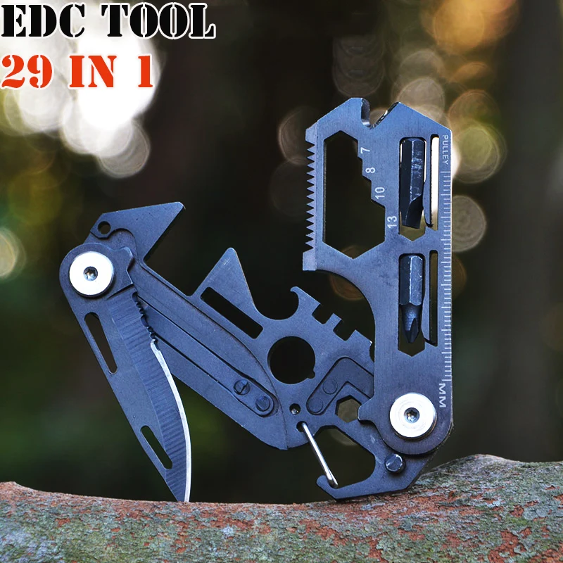 29-In-1-EDC-Mini-Pocket-Tool-Multifunction-Outdoor-Camping-Survival ...