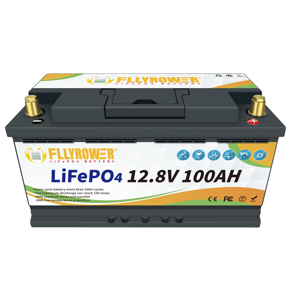12v 100ah Lithium Iron Phosphate Battery | 12v 100ah Deep Cycle Battery ...