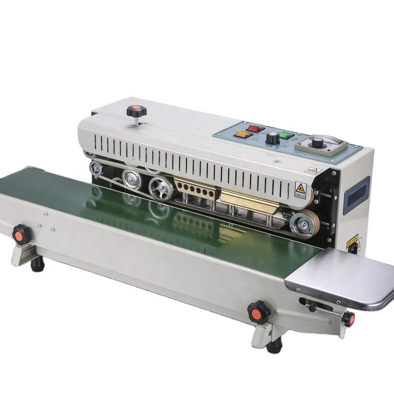 FR900 Factory Electric Continuous Film Sealing Machine Plastic Bag Band ...