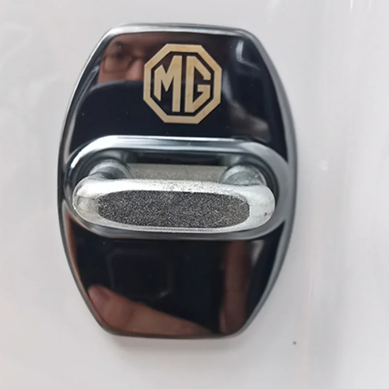 Auto Car Door Lock Protect Cover Emblems Case Stainless Steel ...