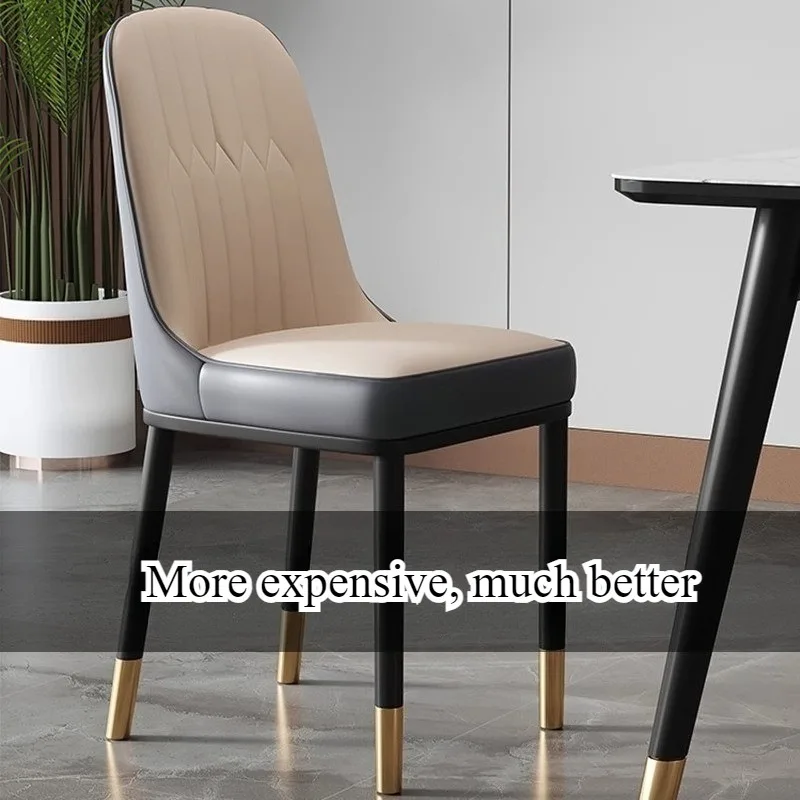 Light luxury dining chair leisure rental house dining table and chair ...