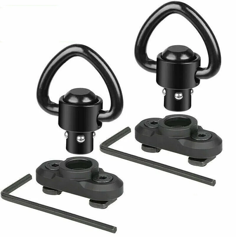 MLOK QD Sling Mount 2-Pack QD Sling Swivel Mount With Push Button ...