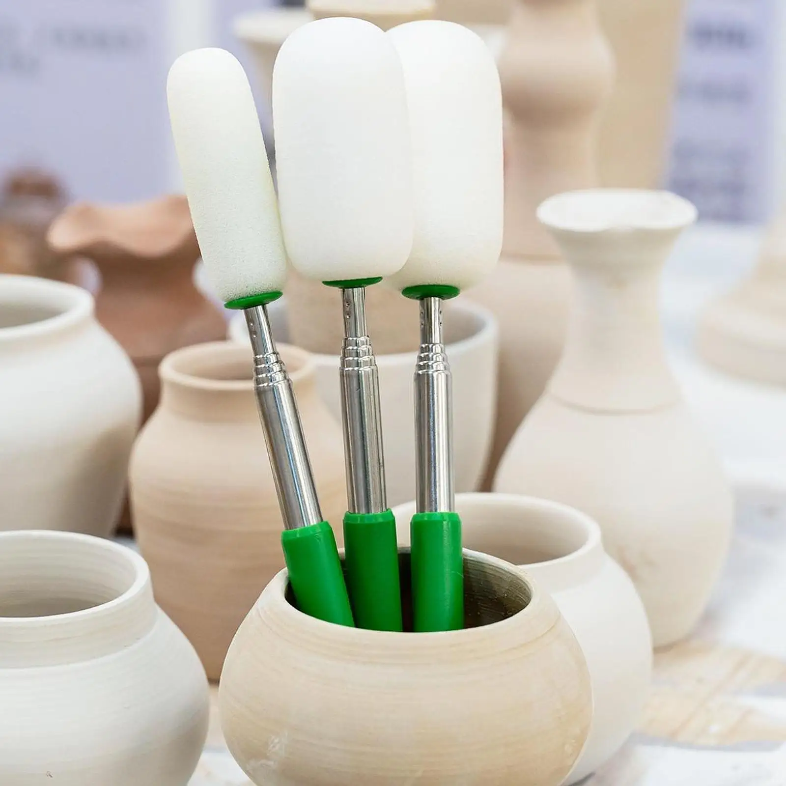 Telescoping Sponge Stick Multifunctional Pottery Shaping Tool for Tall ...