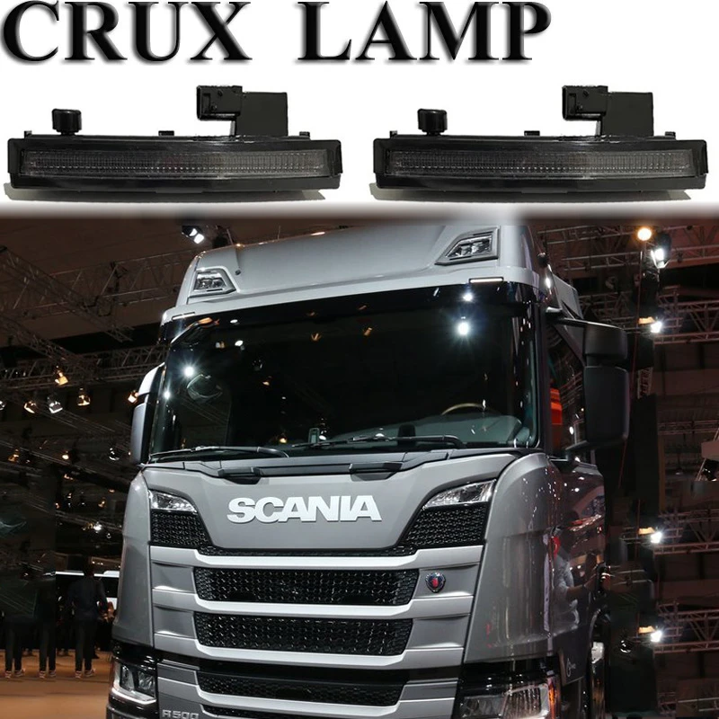 트럭용 LED 선바이저 램프, SCANIA R650, G500, S730, S500, P500, 2252794, 24V, 1 개 ...