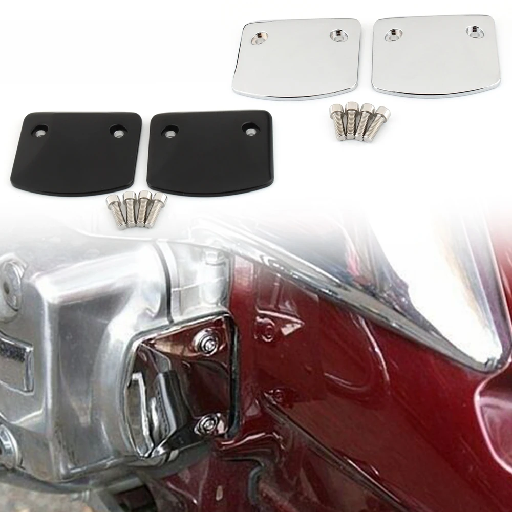 FOR-Honda-Goldwing-GL1500-Chrome-Black-Engine-Head-Cam-End-COVERS-left ...
