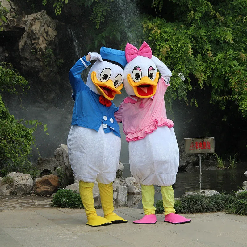 Disney disfraz de mascota del pato Donald para hombre, traje de Cosplay ...