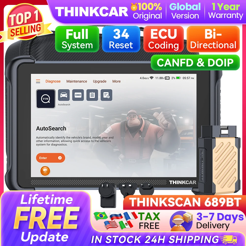 THINKCAR-THINKSCAN-689BT-Professional-Car-Diagnostic-Tool-CANFD-DOIP-Bi ...