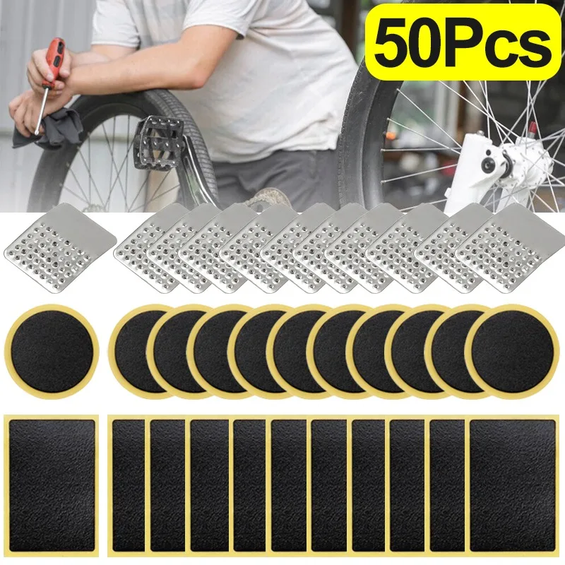 Bicycle-Tire-Repair-Patch-Polish-Pads-Adhesive-Quick-Repair-Tyre ...