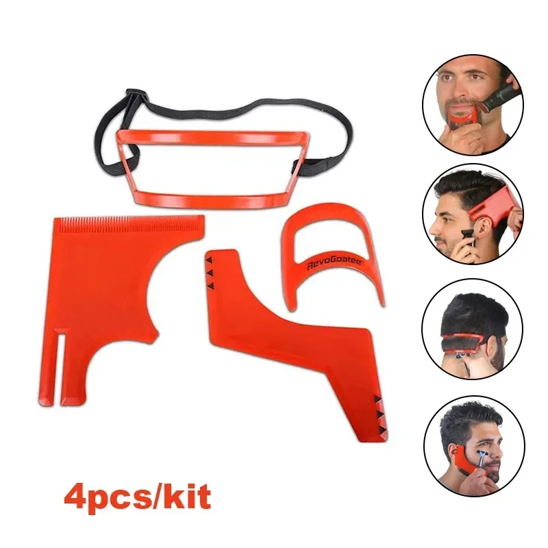 Haircut-Kit-Beard-Hair-Goatee-Neckline-Shaving-Template-Hairline-Beard ...